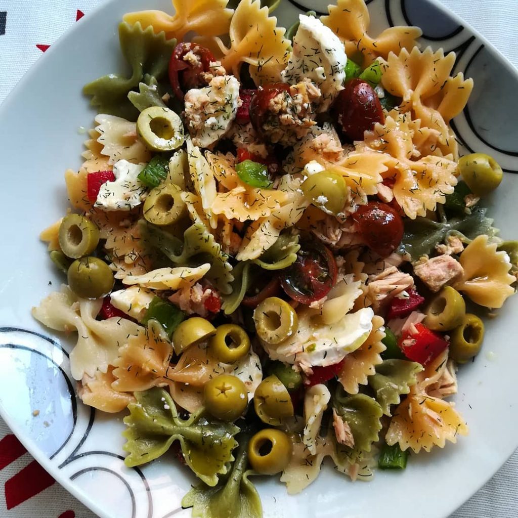 Ensalada de pasta - Yolanda nutricionista en Madrid