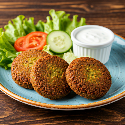 Falafel al horno con salsa de yogur - Yolanda nutricionista en Madrid